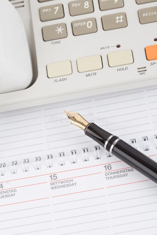 Old Telephone with Notebook Stock Image - Image of telecommunications ...