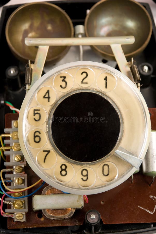 Old telephone set stock image. Image of communications - 2991279