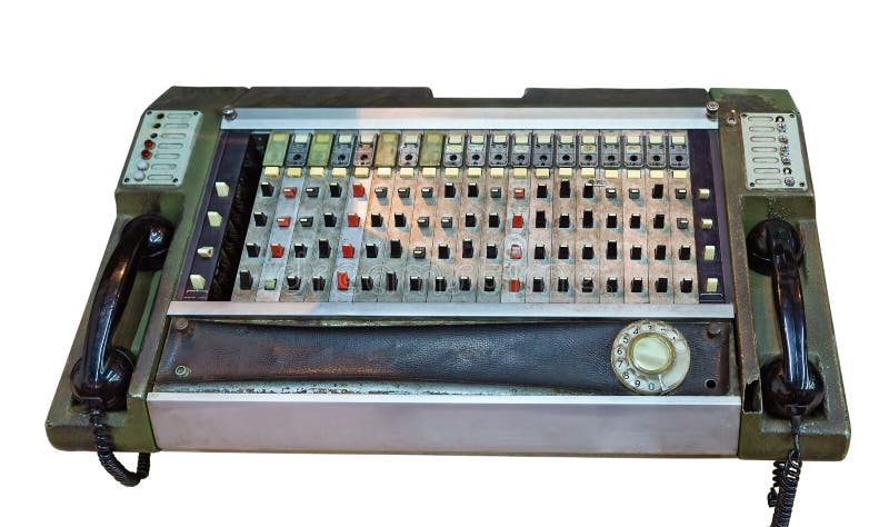 Telephone Switch Front View Stock Photo - Image of front, office: 23441492