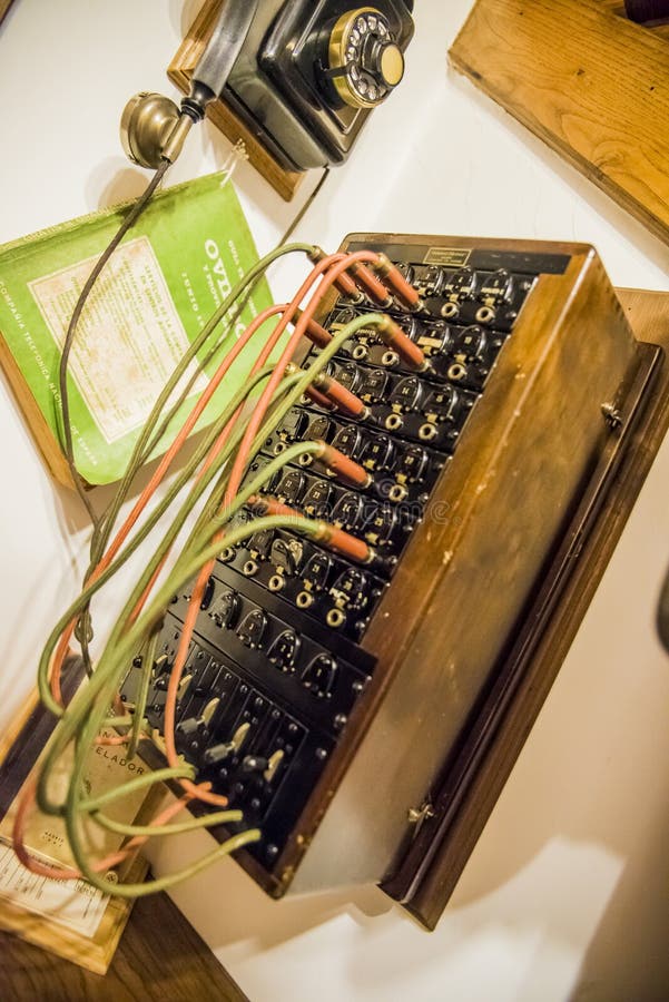 Antique Telephone Switchboard. Stock Image - Image of retro, phone: 338019