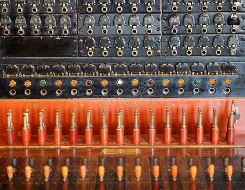 Old switchboard stock photo. Image of outdated, 1980, down - 7070548