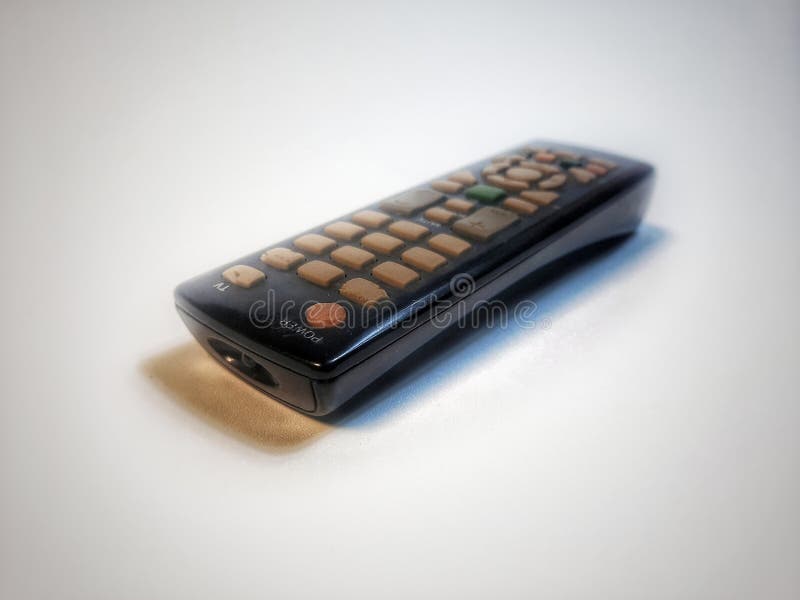 Old Television Remote Control that Still Works. Stock Photo - Image of ...