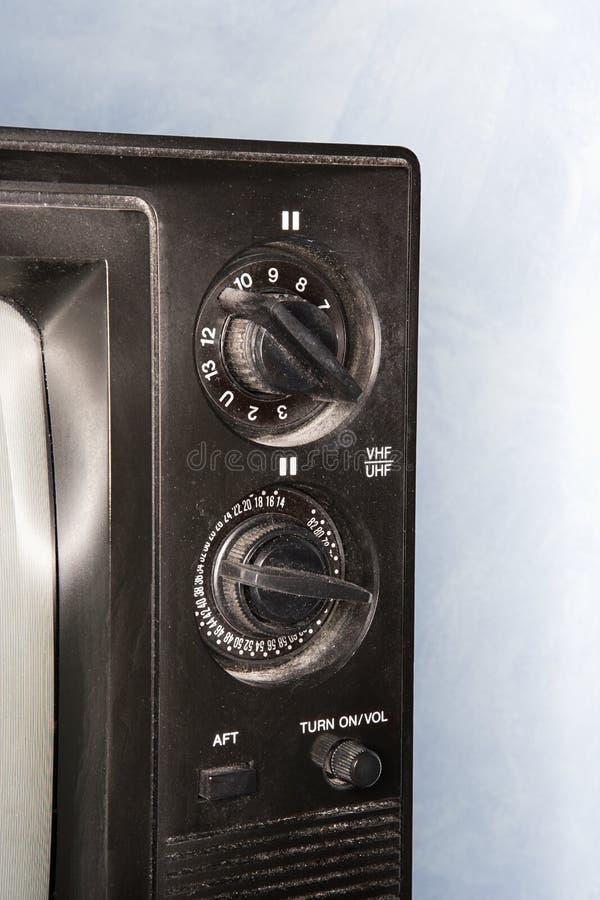 Old television set. stock photo. Image of channel, retro - 2044422