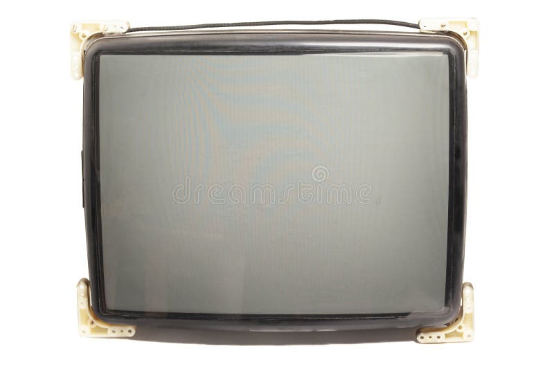 Old Television Tube Isolated on Withe Background, Retro Tv Stock Image ...