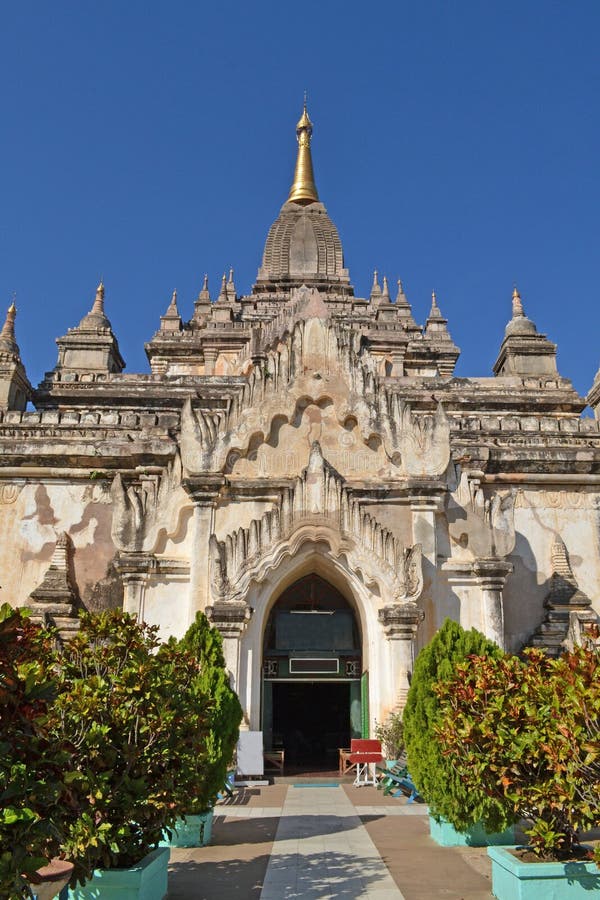 The Old Temple in Bagan, Myanmar Stock Image - Image of landscape, dawn ...