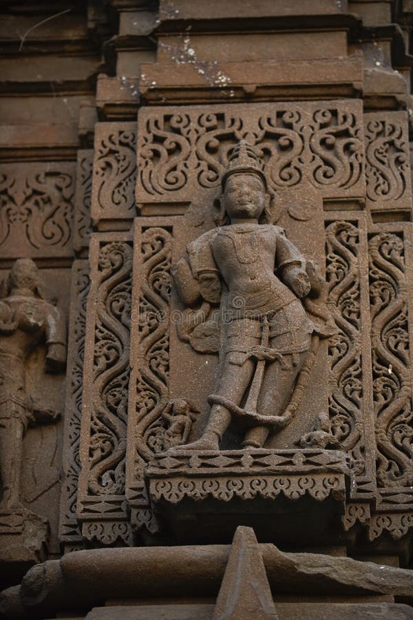 Old Temple Building Designing Pillar and Wall Stock Photo - Image of ...