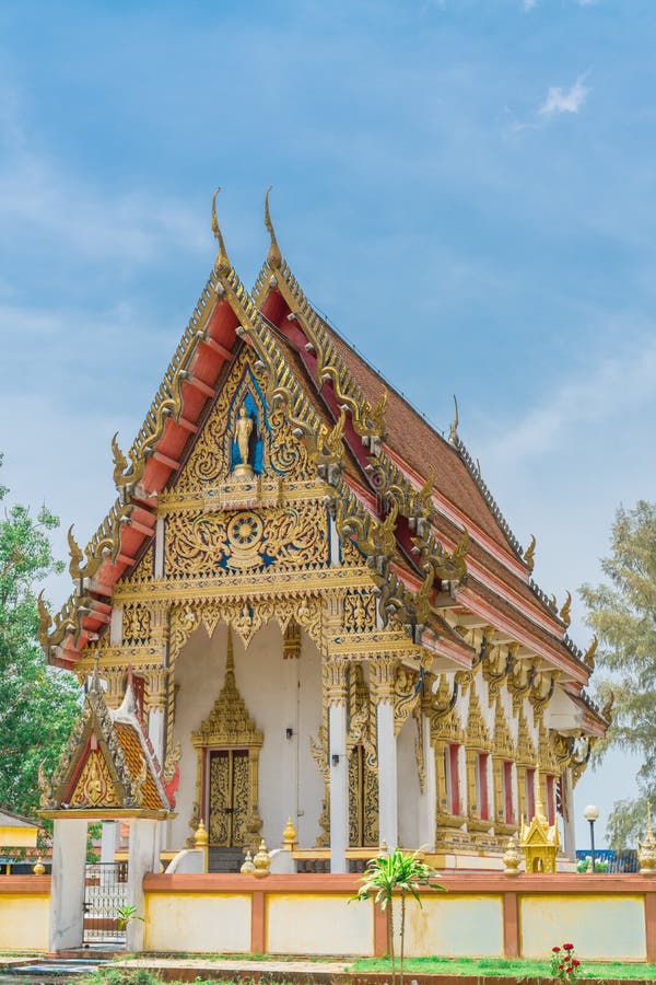 The Old Temple in Daylight with Blue Sky. Stock Image - Image of church ...