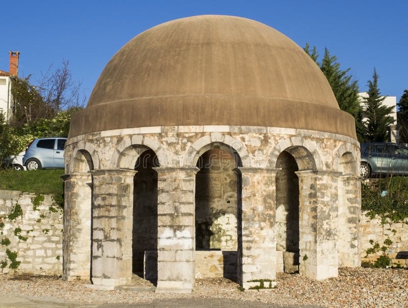 Old Temple Made of Bricks with a Dome Stock Photo - Image of golden ...