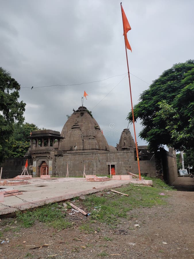Old temple in Maharashtra stock image. Image of monastery - 239643195