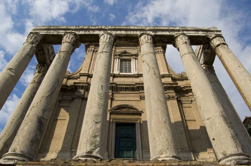 Old temple with pillars stock photo. Image of history - 2749834
