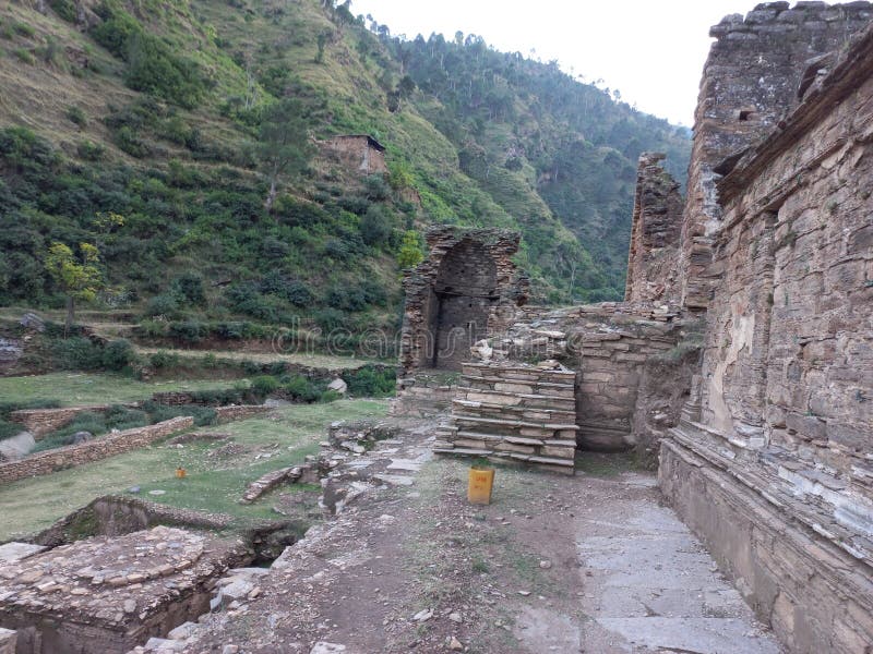 The Old Temple and Stupa it Eighteen Hundreds Years Old Stock Photo ...