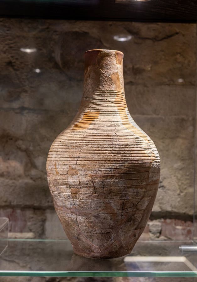 Old Terracotta Clay Kitchenware Jars Jugs Pots Ancient Cookware Stock ...