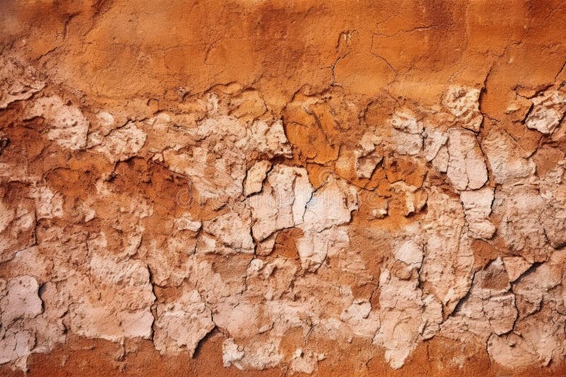 An Old Terracotta Stone Wall Background Texture in Brown Tones Stock ...