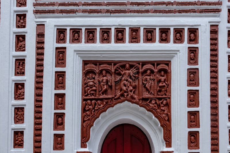 Old Terracotta Temples in Birbhum, West Bengal, India Stock Photo ...