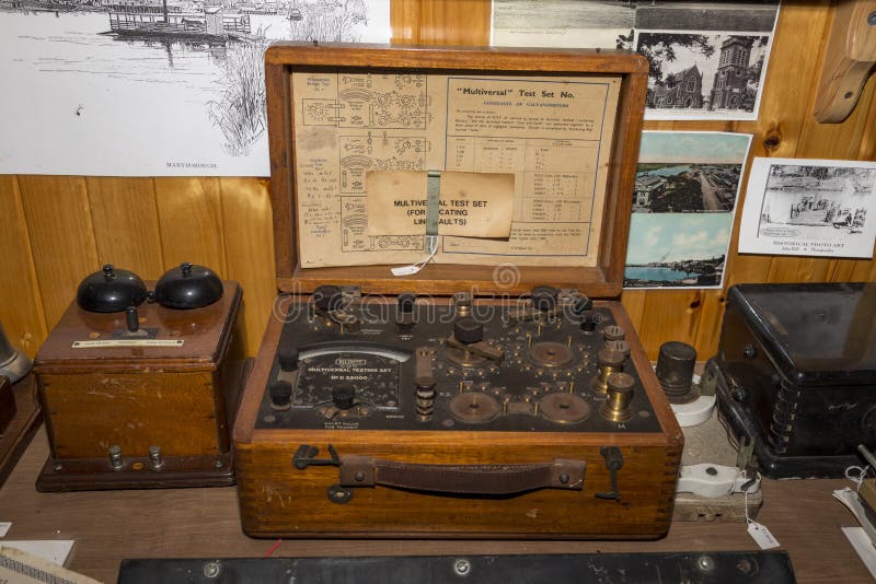 Old testing set from 1900 editorial stock photo. Image of dial - 131343818