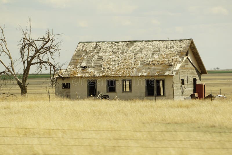 Old Texas ranch house. stock image. Image of farm, house - 52292963
