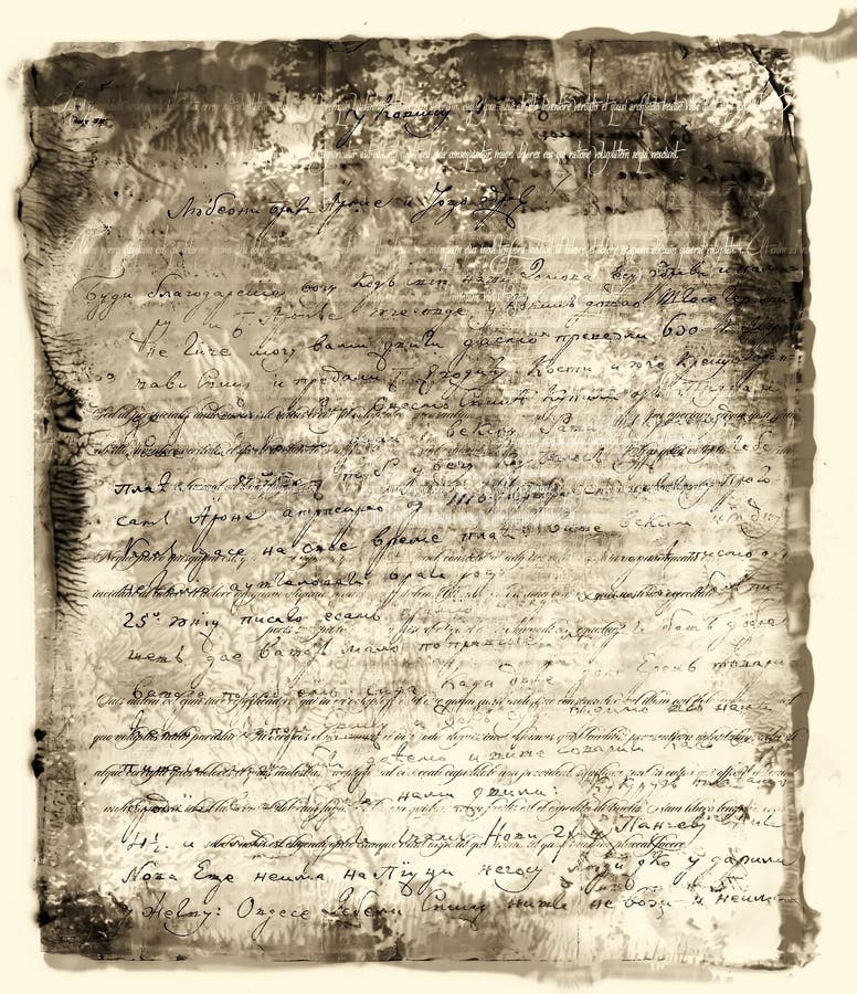 Vintage Antique Text Paper Background Stock Photo - Image of south ...