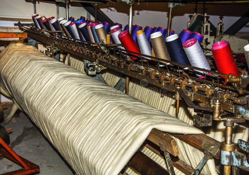 Old textile machine stock photo. Image of spinner, spinning - 70018152