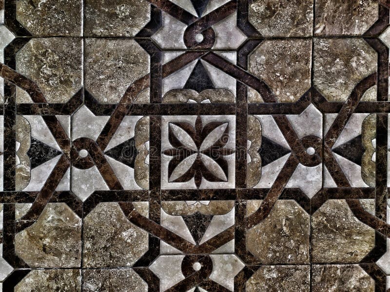 Old texture pattern tiles stock illustration. Illustration of textures ...