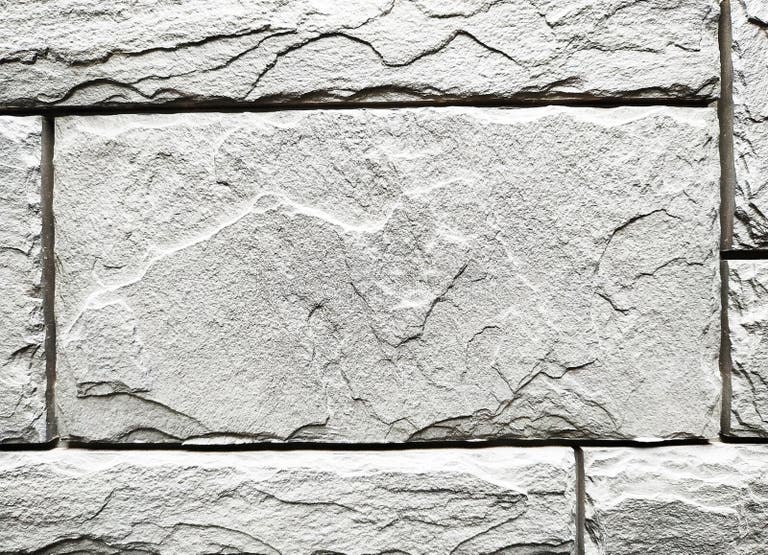 Light Gray Background with the Shape of Large Bricks. Stock Image ...