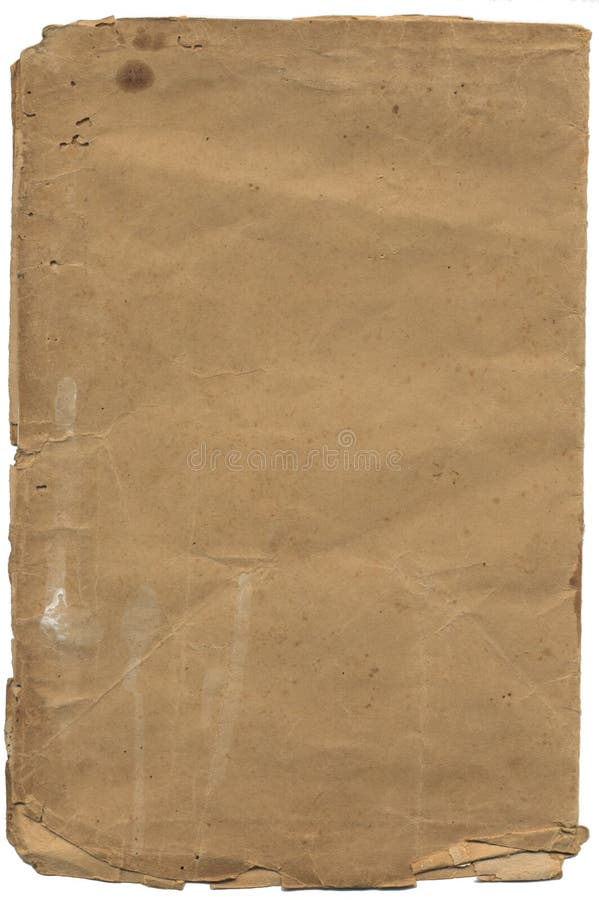 Old Textured Paper with Tattered Edge Stock Image - Image of paper ...