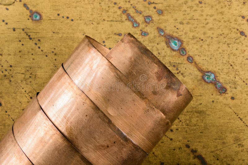 Old Textured Pattern Copper Bronze Metal Background Stock Image - Image ...
