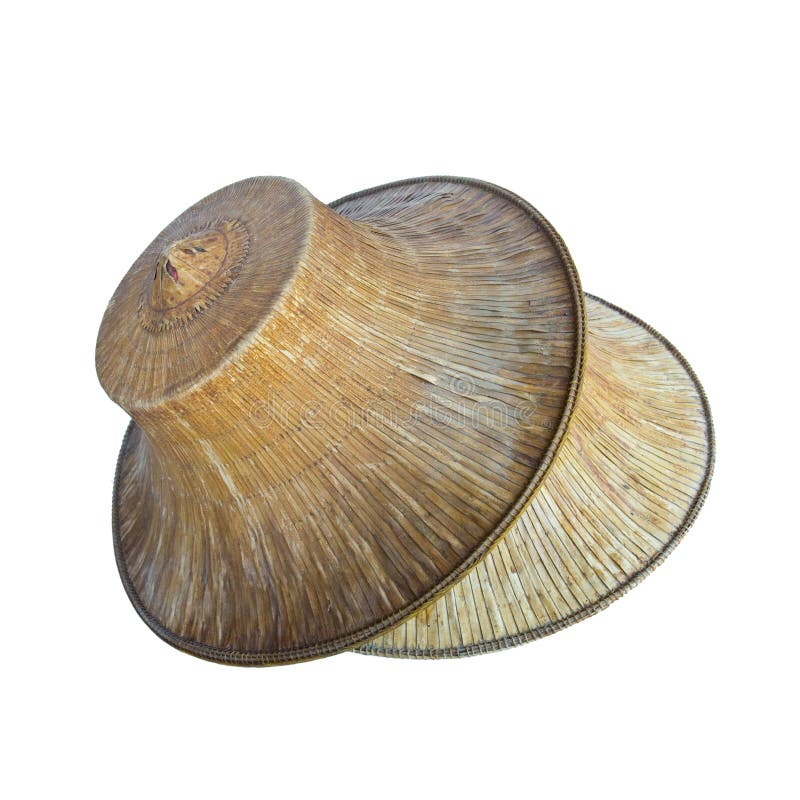 Old Thai Farmer Hat Isolated Stock Photos - Free & Royalty-Free Stock ...