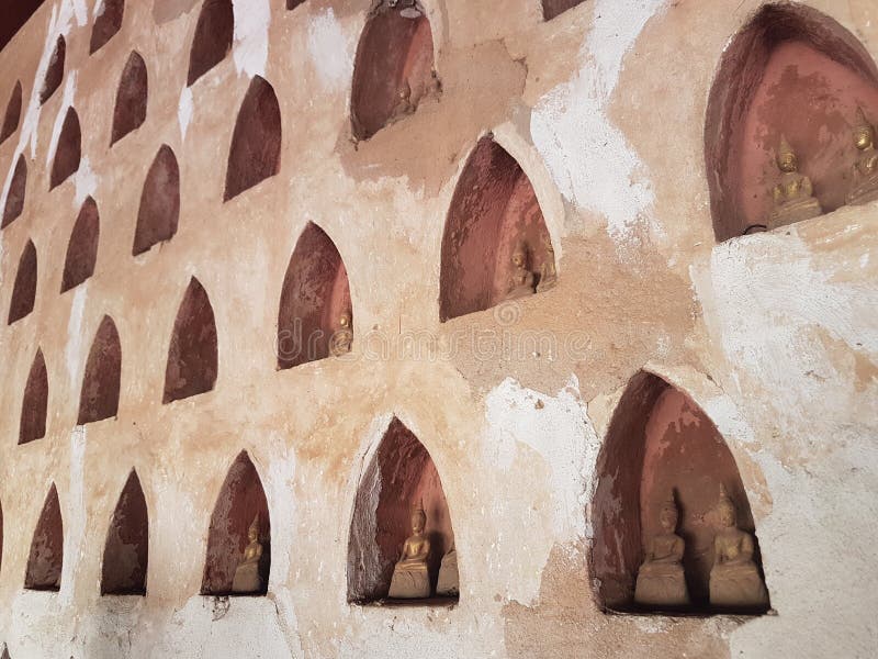 Thai pattern on the wall stock image. Image of textured - 118382177