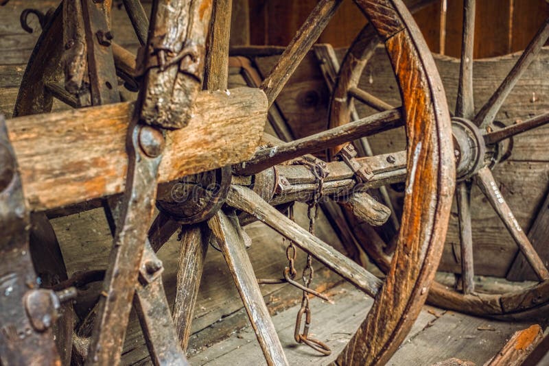 Vintage Things in the Old Country Barn Stock Photo - Image of ...