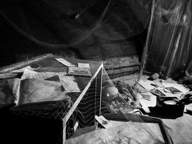 Old things in museum stock image. Image of nets, museum - 95354411