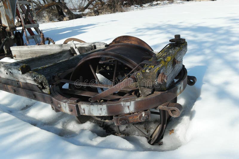 Old things stock image. Image of snow, winter, freezing - 99010353