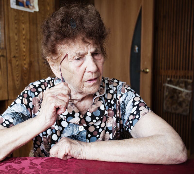 Old thinking woman stock photo. Image of head, lifestyles - 46083408