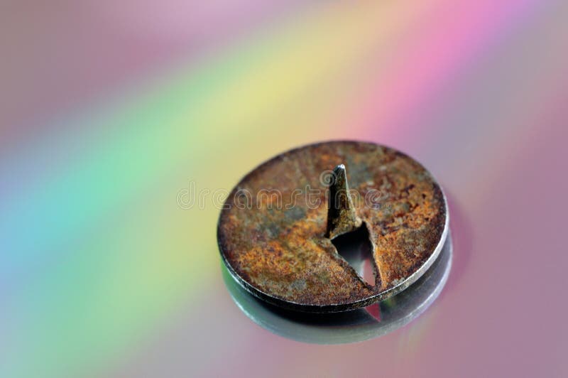 Old Thumbtack stock image. Image of nail, macro, equipment - 17053285