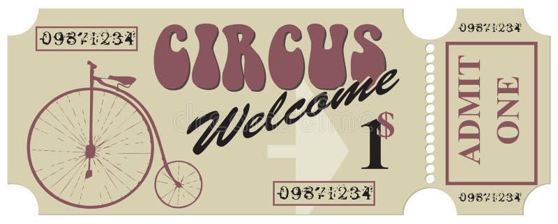 Old ticket for one person stock vector. Illustration of movie - 86560601