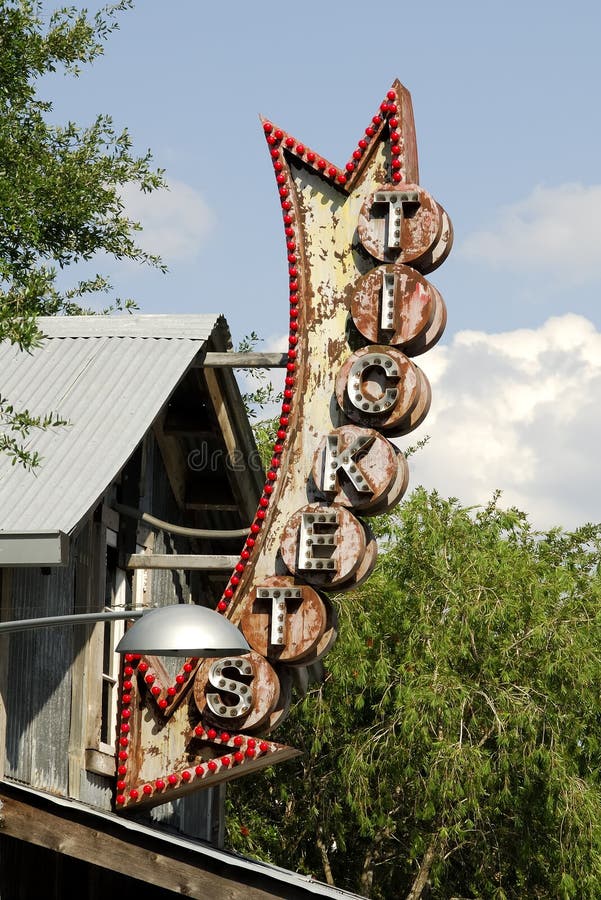 Old Ticket Sign stock photo. Image of retro, show, structure - 798930