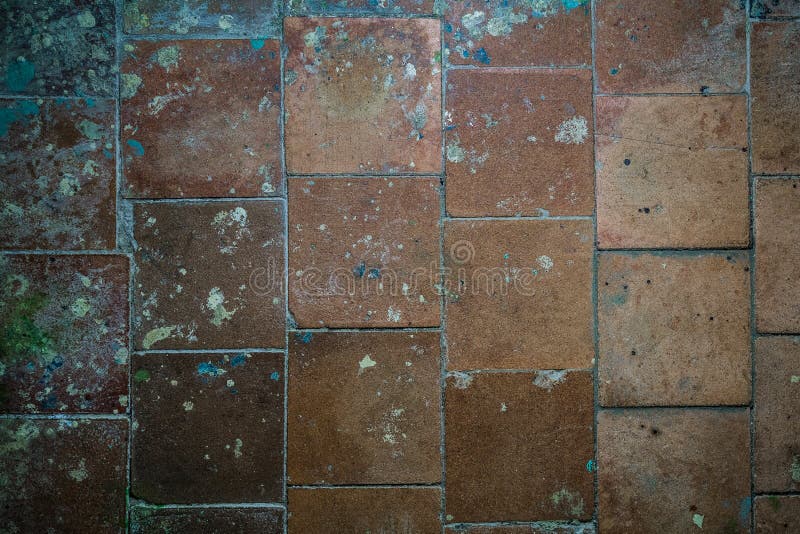 Old Tile on the Floor and Wall. Stock Photo - Image of retro, texture ...