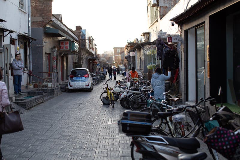 Old Tile house editorial stock image. Image of hutong - 134928539