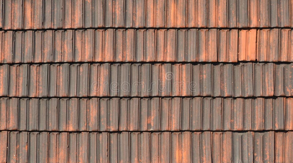 Old Tile Pantile for the Roof Stock Photo - Image of architecture ...
