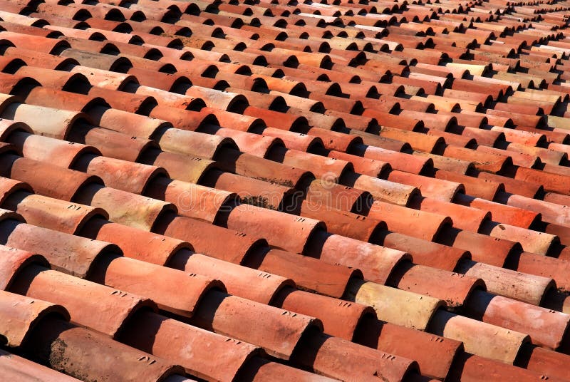 Old tile roof stock image. Image of building, house, covering - 13100953