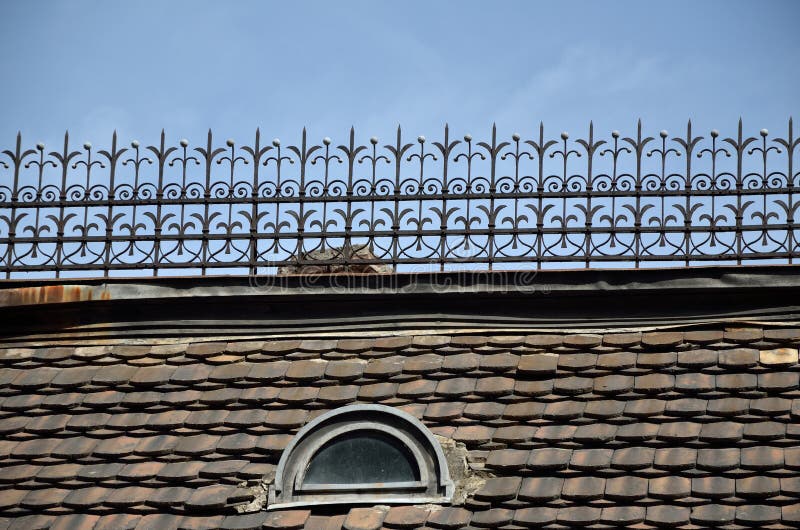 Old Tiled Roof stock photo. Image of house, roof, residential - 69957206