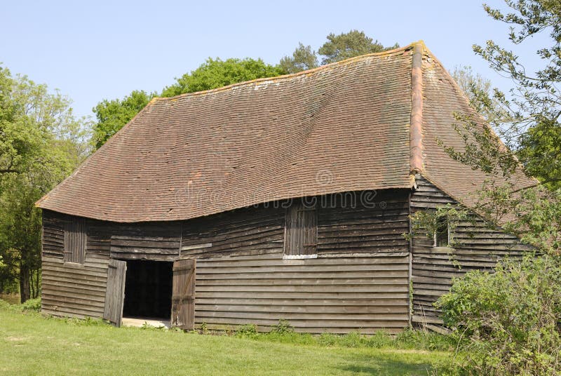 Old timber barn stock photo. Image of architecture, english - 20272348