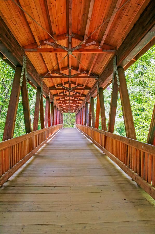 Bridge into the Light stock photo. Image of crossing - 122243502