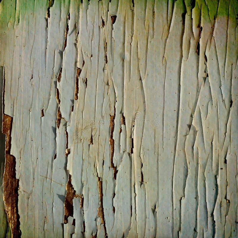 Old Timber with Cracked and Peeling Pale Green Paint Stock Image ...