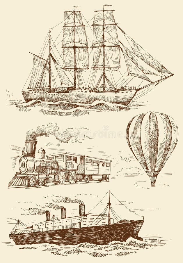 Old time collection stock vector. Illustration of collection - 23402226