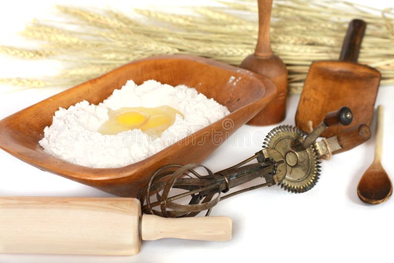 Old time cookware stock image. Image of dough, cuisine - 11889879