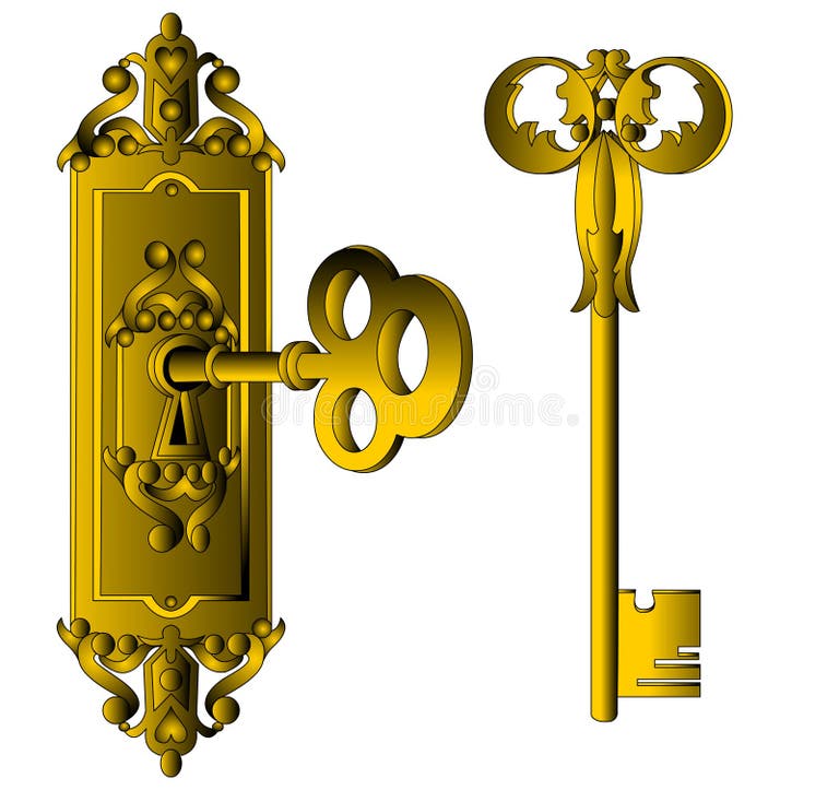 Old Lock Key Stock Illustrations – 20,919 Old Lock Key Stock ...