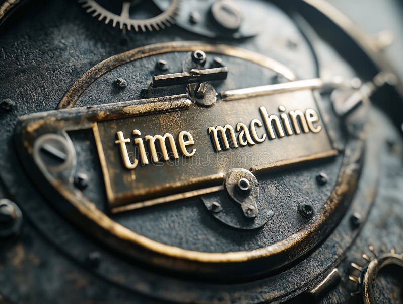 Old Time Machine , Generative AI Stock Photo - Image of vintage ...