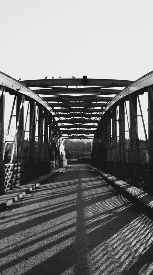 Old Time SwingBridge editorial stock image. Image of setting - 65434359