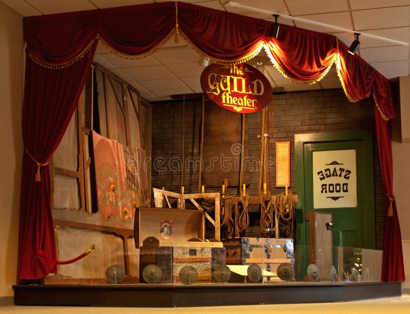 Old-time theatre editorial image. Image of erie, props - 22201925