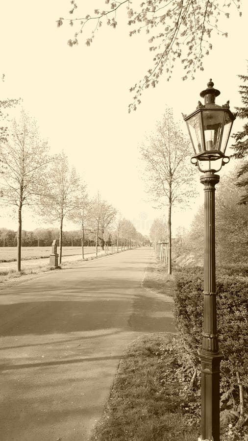 Lamp stock image. Image of lamp, path, nature, time, walk - 91553773
